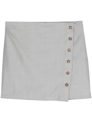 Loulou De Saison Mahaz Virgin Wool Mini Skirt