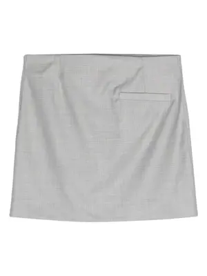 Loulou De Saison Mahaz Virgin Wool Mini Skirt