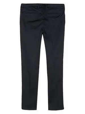 Boglioli Pressed-crease Straight-leg Trousers - Blue