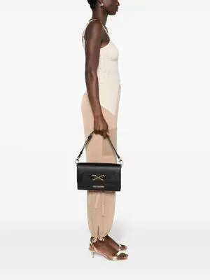 Moschino Logo-plaque Leather Shoulder Bag