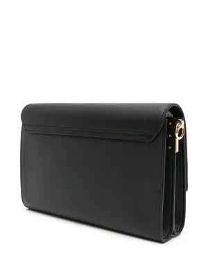 Moschino Logo-plaque Leather Shoulder Bag