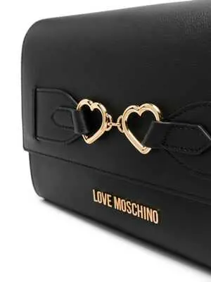 Moschino Logo-plaque Leather Shoulder Bag