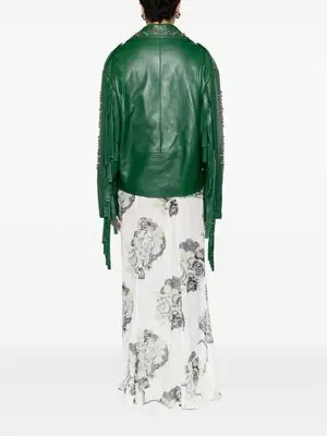 Erdem Studded Leather Biker Jacket
