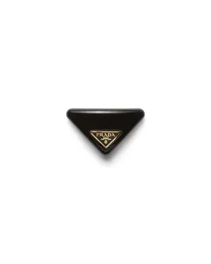 Prada Plexiglas Hair Clip - Black