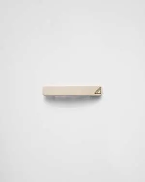 Prada Plexiglas Hair Clip - Ivory