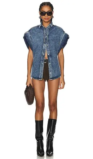 LAMARQUE Annaise Suede Short - Chocolate