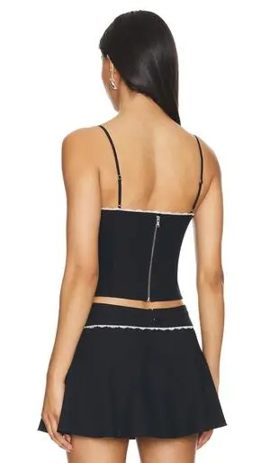 FLEUR DU MAL X Lace Cupped Tank