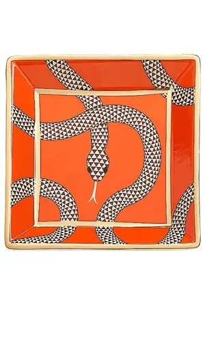 Jonathan Adler Eden Square Tray In Orange - N,a