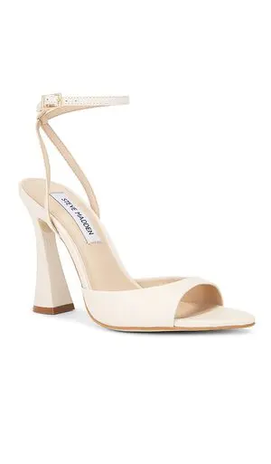 Steve Madden Beki High Heel Sandals - Bone Leather