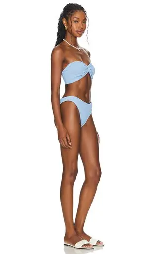 Hunza G Jean Bikini Set - Cornflower