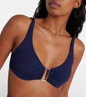 Melissa Odabash Bel Air Bikini Top - Blue