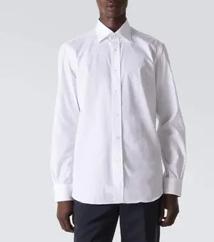Thom Sweeney Lecce Cotton Poplin Shirt