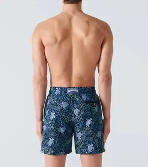 Vilebrequin Splash Embroidered Swim Trunks