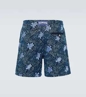 Vilebrequin Splash Embroidered Swim Trunks