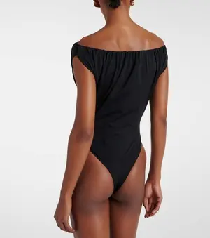 Jacquemus Off-shoulder Swimsuit