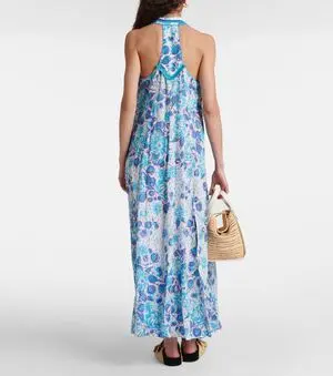 Poupette St Barth Cotton Midi Dress