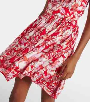 Poupette St Barth Bessie Floral Minidress