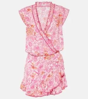 Poupette St Barth Printed Minidress - Pink