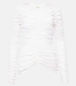 Khaite Haven Ruched Top