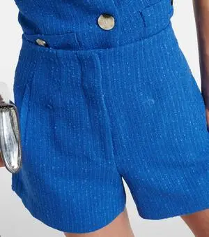Veronica Beard Jazmin Cotton-blend Tweed Shorts