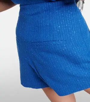 Veronica Beard Jazmin Cotton-blend Tweed Shorts