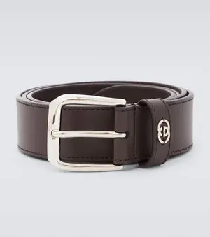 Gucci Interlocking G Leather Belt - Brown