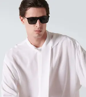 Saint Laurent Sl 668 Square Sunglasses - Black