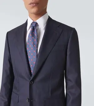 Thom Sweeney Wool Suit Jacket - Blue