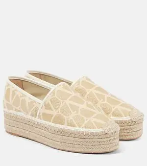 Valentino Garavani Almond Toe Espadrilles
