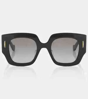 Loewe Anagram Square Sunglasses - Black