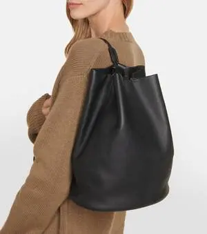 THE ROW Joe Grained Leather Backpack