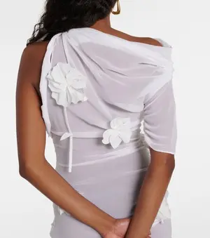 Jacquemus La Mini Robe Bocciolo Minidress - White