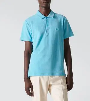 Vilebrequin Phoenix Cotton-blend Terry Polo Shirt - Blue