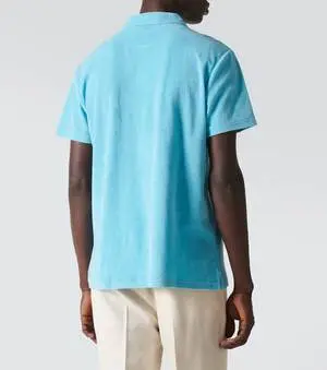 Vilebrequin Phoenix Cotton-blend Terry Polo Shirt - Blue