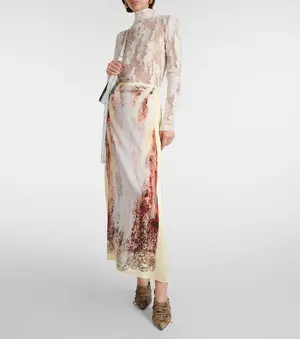 Y/project Printed Maxi Skirt