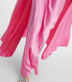 RODARTE Caped Silk Gown