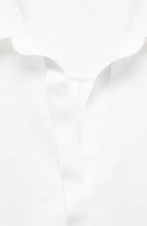 Mango Button-up Linen Shirt