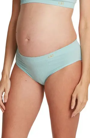 CACHE COEUR Zoe Maternity Briefs - Turquoise
