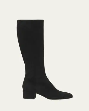 GIANVITO ROSSI Joelle Knee Boots - Black