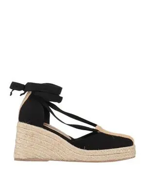 CastaÑer Textile Fiber Espadrilles - Black
