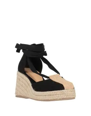 CastaÑer Textile Fiber Espadrilles - Black