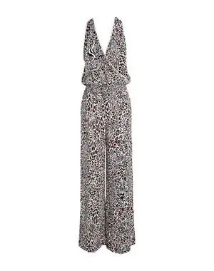 Poupette St Barth Leopard-print Jumpsuit - Black