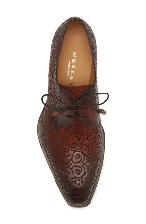 Mezlan Lontani Plain Toe Derby