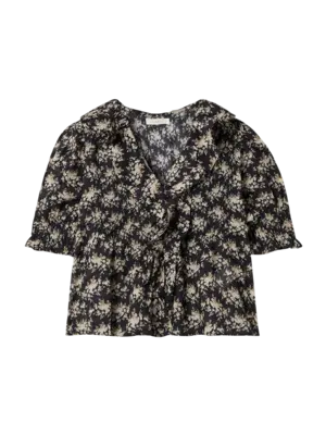 Women's Puff Sleeve Organic Cotton Blouses