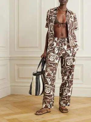 Mara Hoffman Jackie Printed Hemp Pants