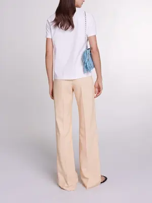 Maje Paradisio Printed T-shirt