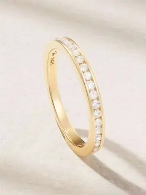 MELISSA JOY MANNING 14-karat Recycled Diamond Eternity Ring