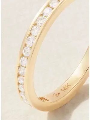 MELISSA JOY MANNING 14-karat Recycled Diamond Eternity Ring