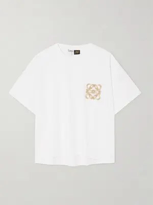 Loewe Paula'S Ibiza AppliquéD T-Shirt In White - 40% Off