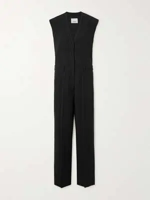 Isabel Marant Pleated Crepe Jumpsuit